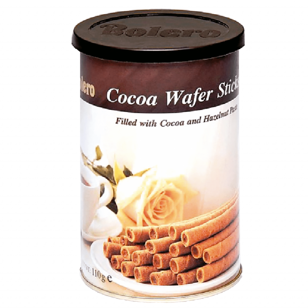 WAFER STICKS CHOCOLATE BOLERO 110 G - Leopoldo Gross